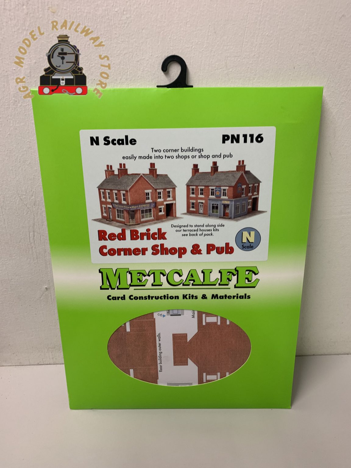 Metcalfe PN116 Corner Shop & Pub Card Kit – Red Brick – N Gauge – AGR ...