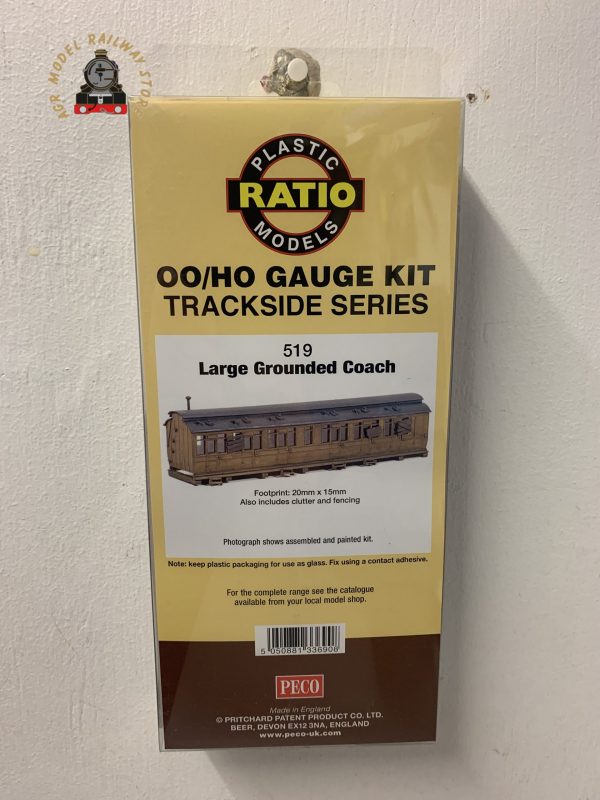 Ratio 519 Large Grounded Coach – OO Gauge – AGR Model Railway Store