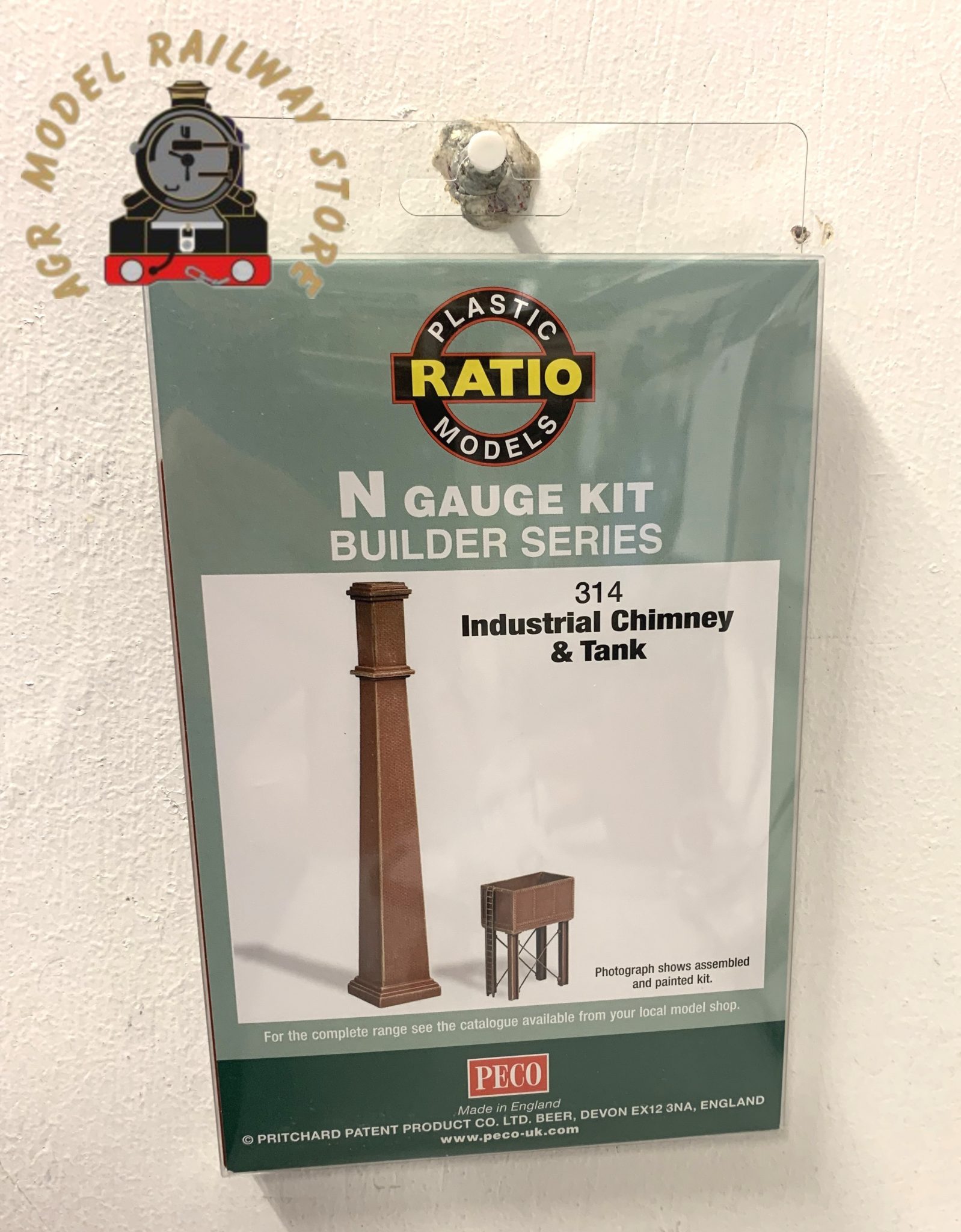 Ratio 314 Industrial Chimney & water tank – N Gauge – AGR Model Railway ...