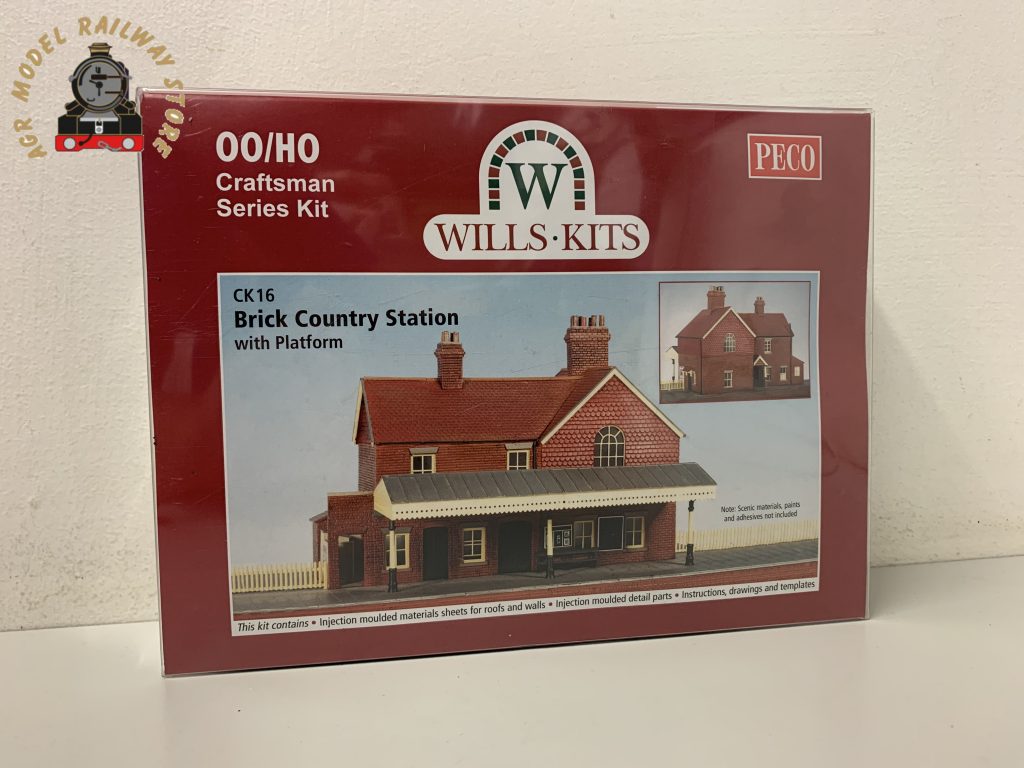 Wills CK16 Brick built Country Station Kit – OO Gauge – AGR Model ...