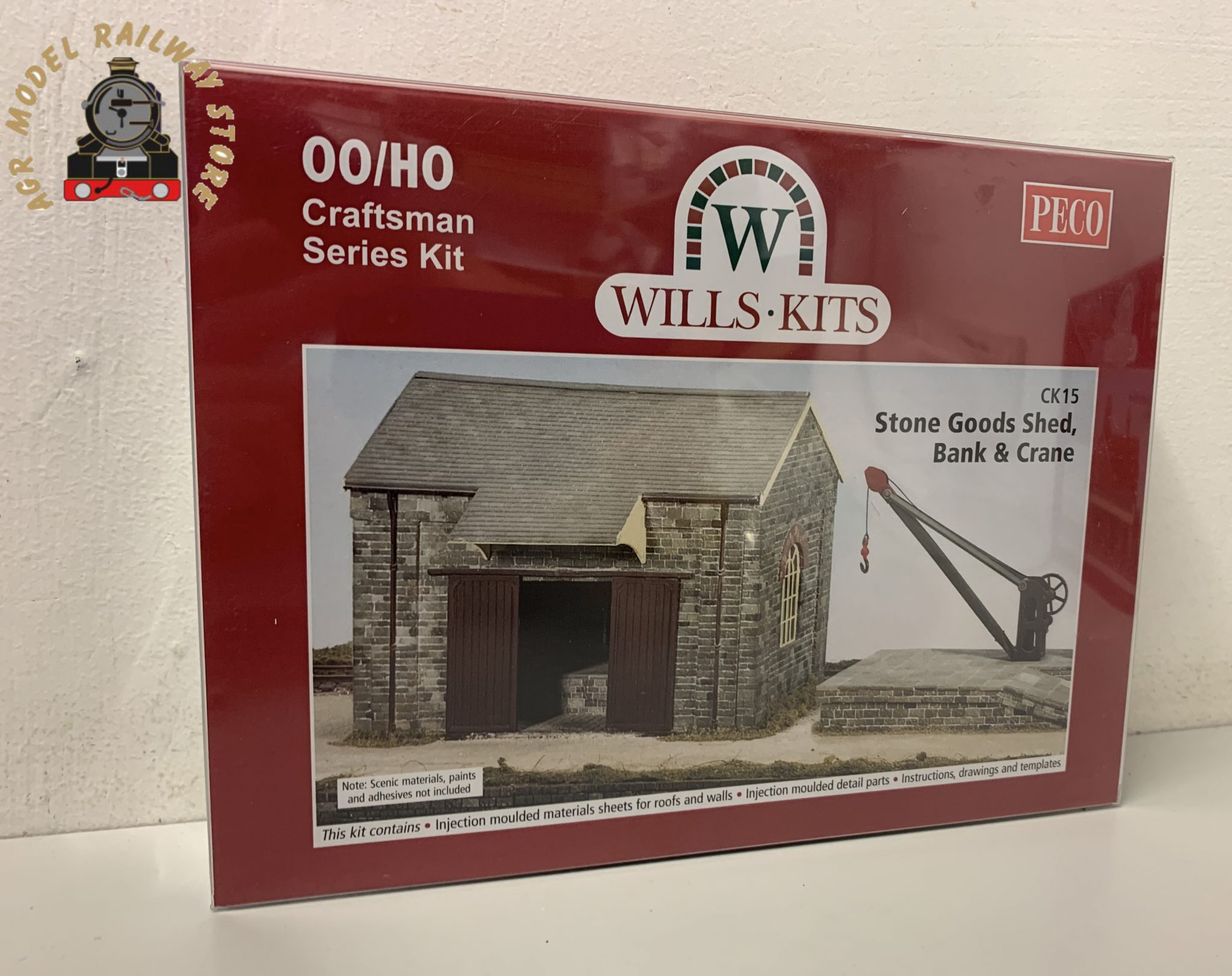 Wills CK15 Stone Goods Shed & Loading Platform with Crane – OO Gauge ...