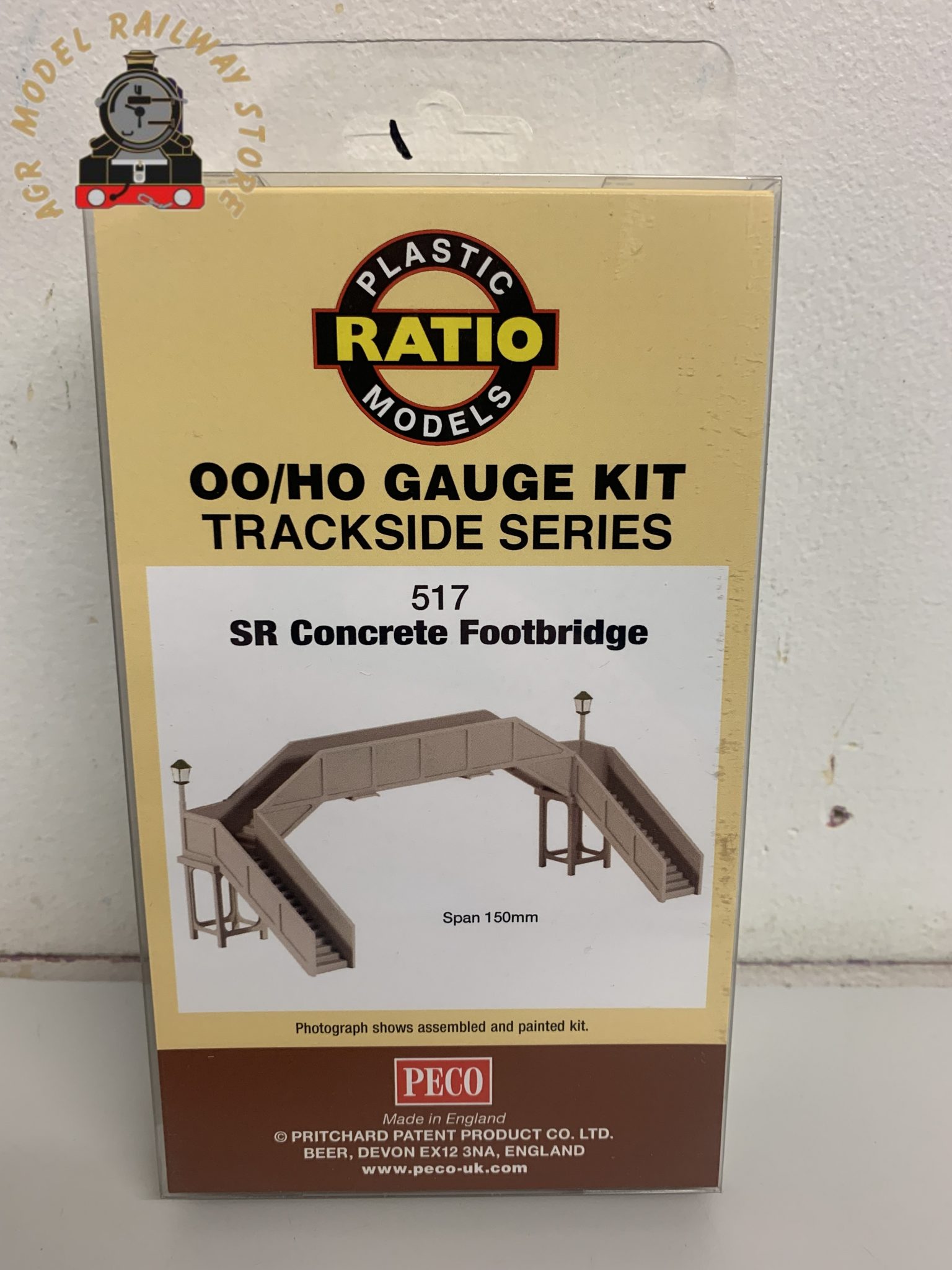 Ratio 517 Concrete Footbridge Southern Style – OO Gauge – AGR Model ...