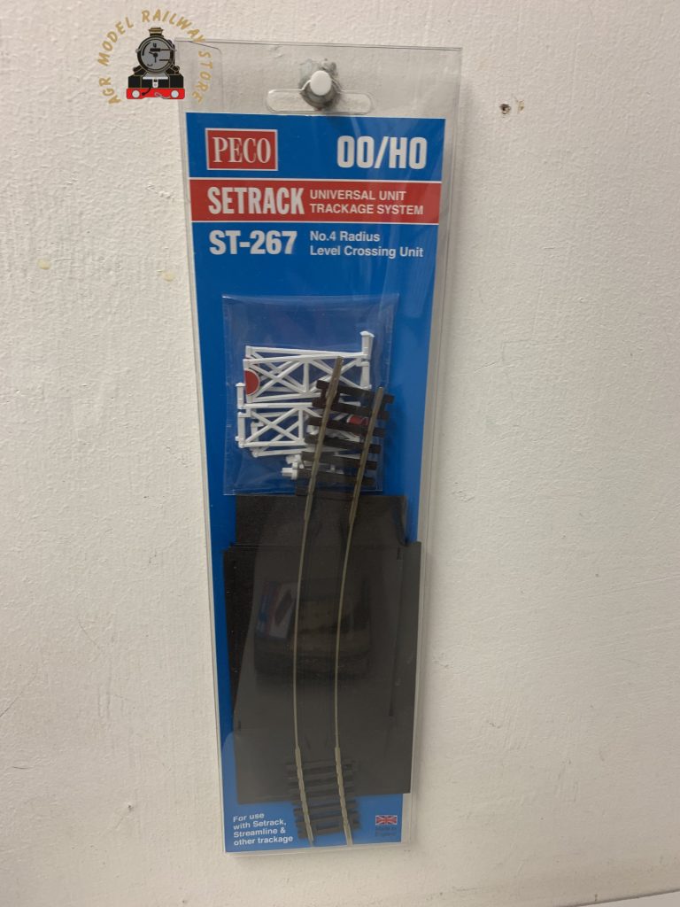 Peco ST-267 Setrack 4th Radius Level Crossing – OO Gauge – AGR Model ...