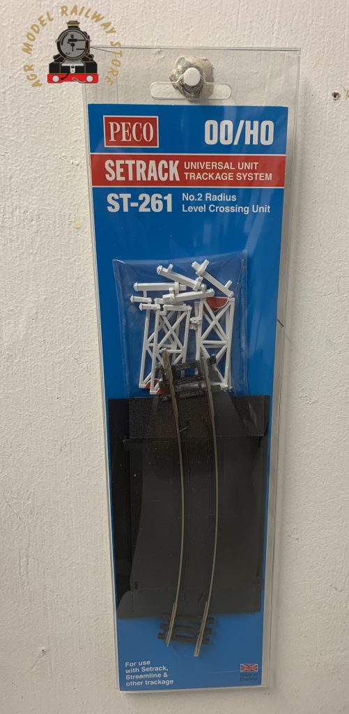 Peco ST-261 No.2 Radius Curved Level Crossing – OO Gauge – AGR Model ...