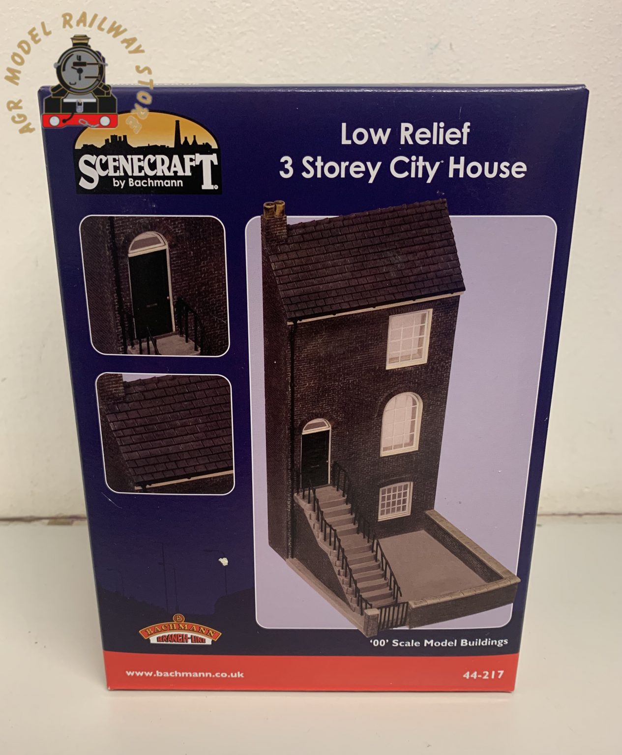 Bachmann 44-217 OO Gauge Low Relief Three Storey City House – AGR Model ...
