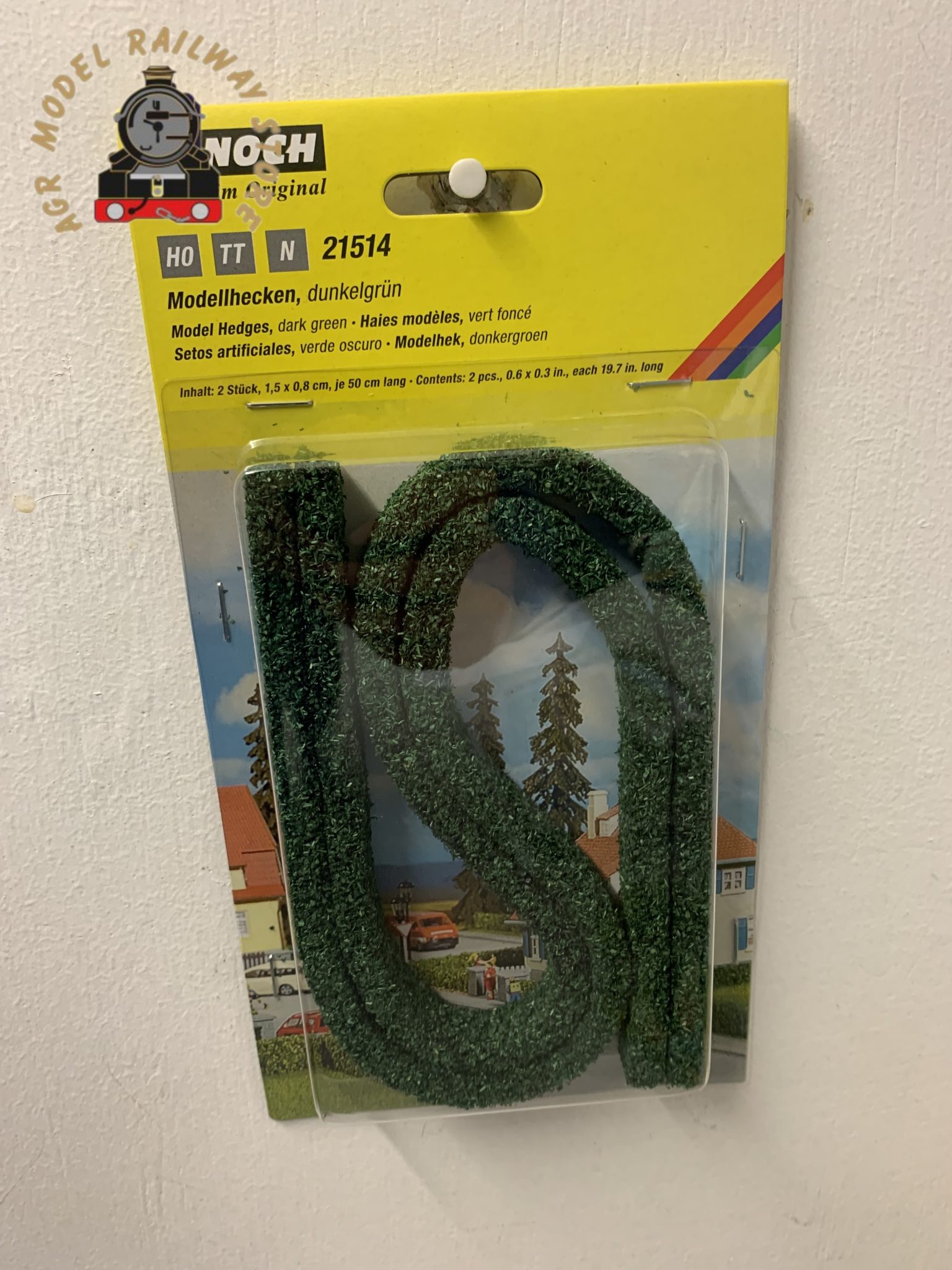 Noch 21514 15 x 8 mm Model Hedges Dark Green Landscape Modelling – AGR ...