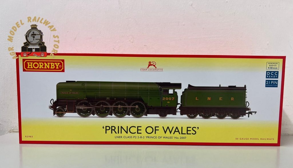 Hornby R3983 OO Gauge LNER P2 2-8-2 2007 ‘Prince of Wales’ LNER Green ...