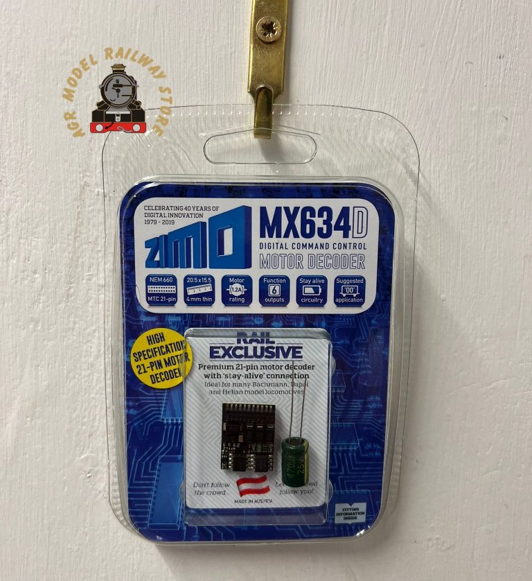Zimo MX634D 1.2 A Motor Decoder 6 Function – AGR Model Railway Store
