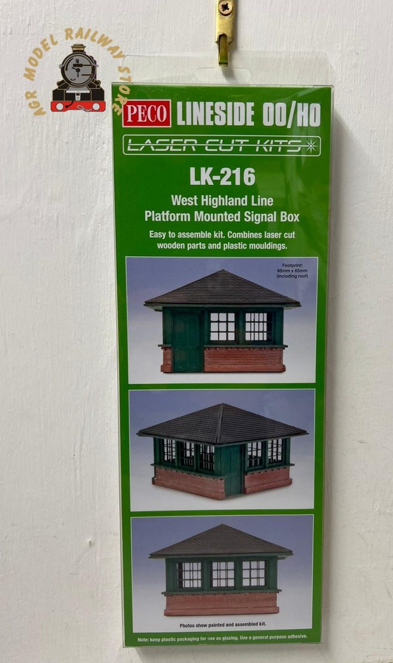 Peco LK-216 OO Gauge West Highland Platform Mounted Signal Box Laser ...