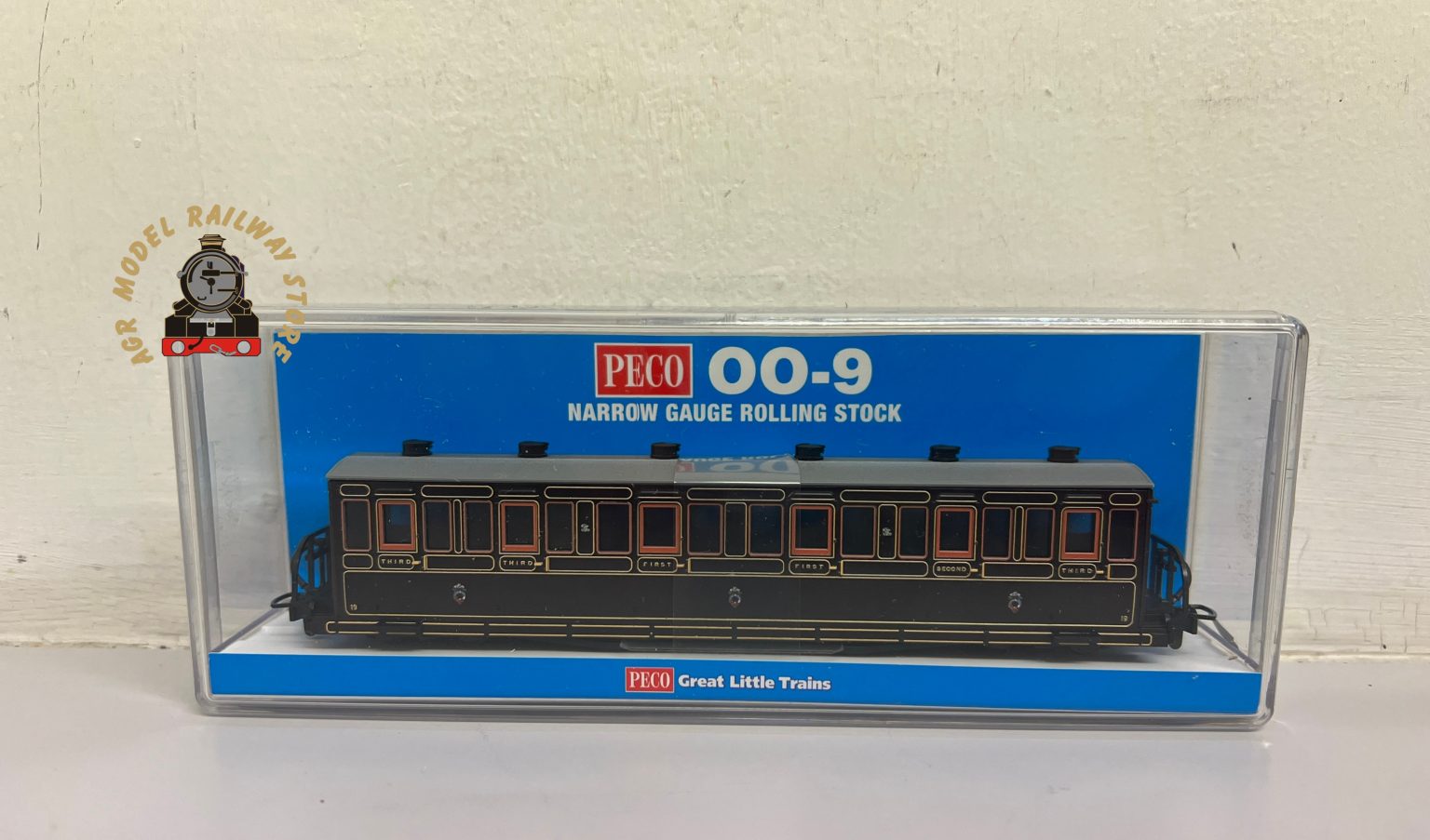Peco GR-620A OO-9 Ffestiniog Railway Long Bowsider Bogie Coach No.19 ...