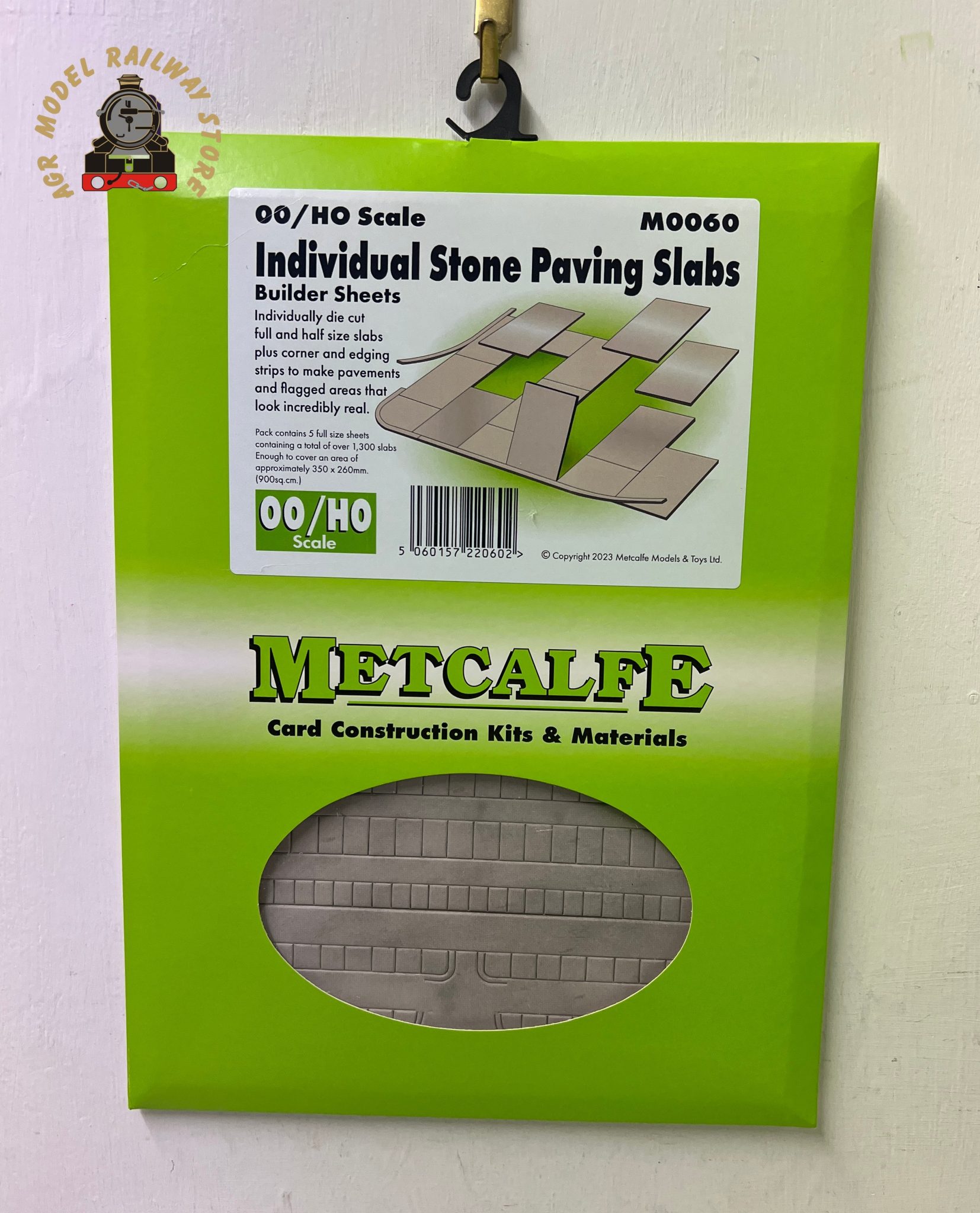 Metcalfe M0060 Individual Stone Paving Slabs Card Kit – OO Gauge – AGR ...