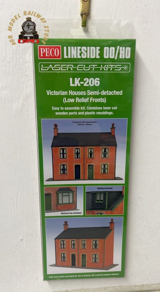 Peco LK-206 OO Gauge Low Relief Victorian House Fronts Laser Cut Kit ...