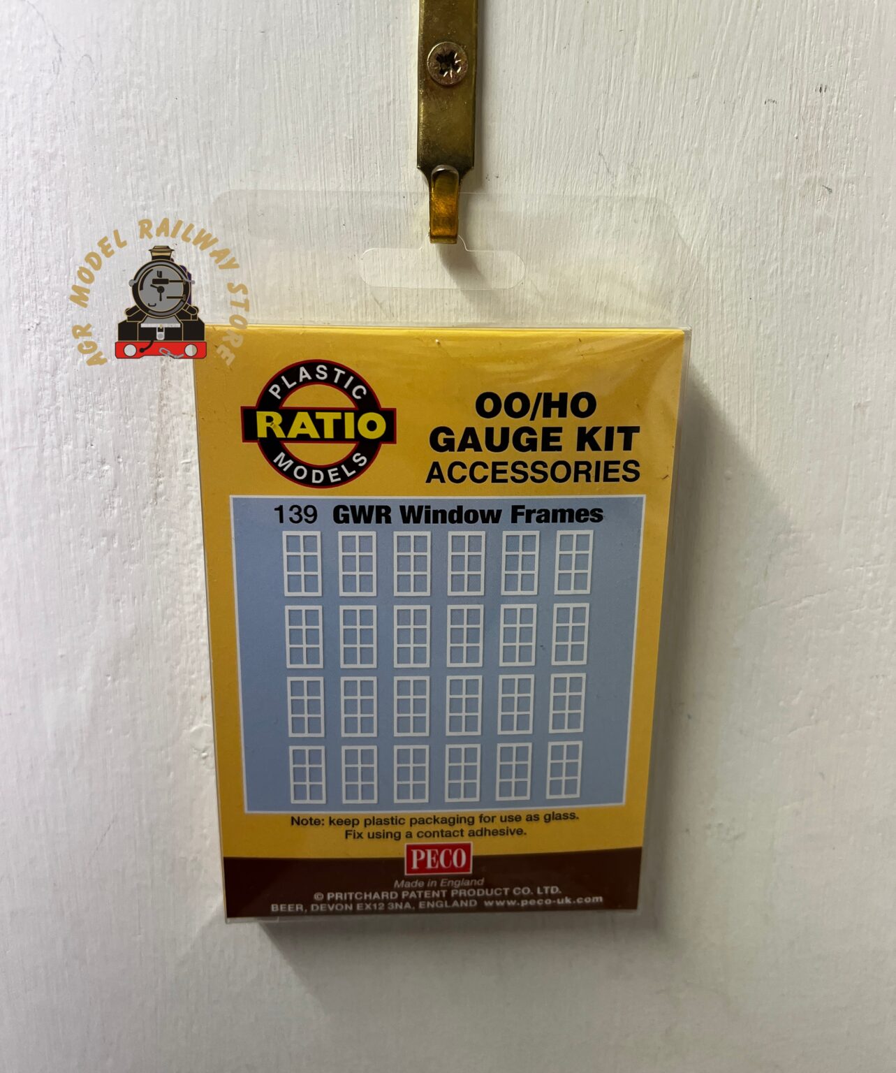 Ratio 139 Signal Box Window Mouldings – OO Gauge – AGR Model Railway Store