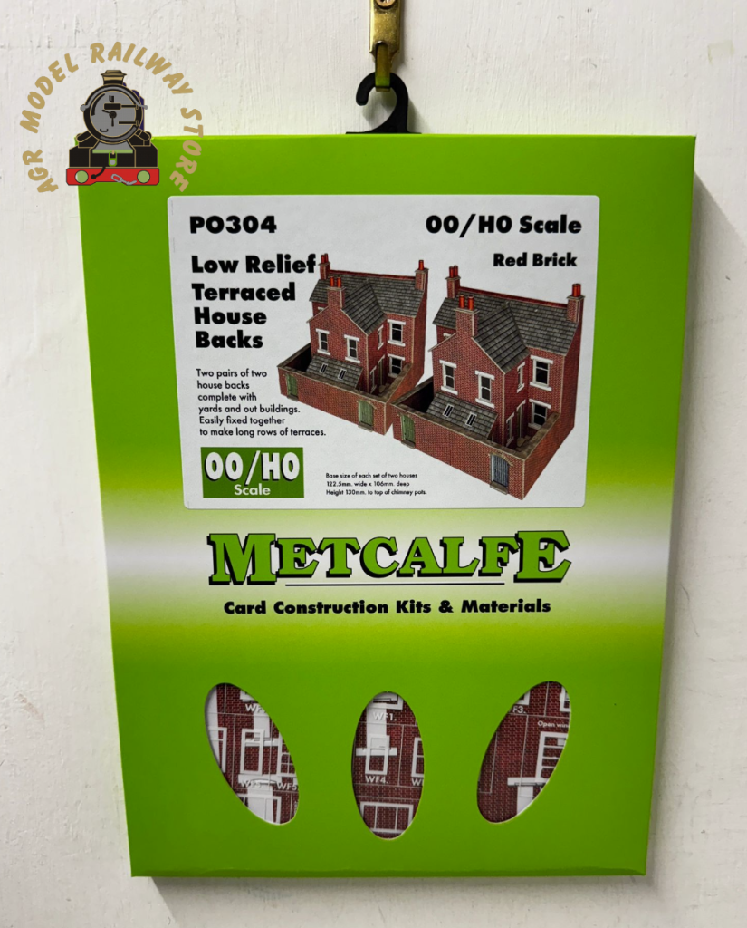Metcalfe PO304 Low Relief Terraced House Backs Brick – OO Gauge – AGR ...