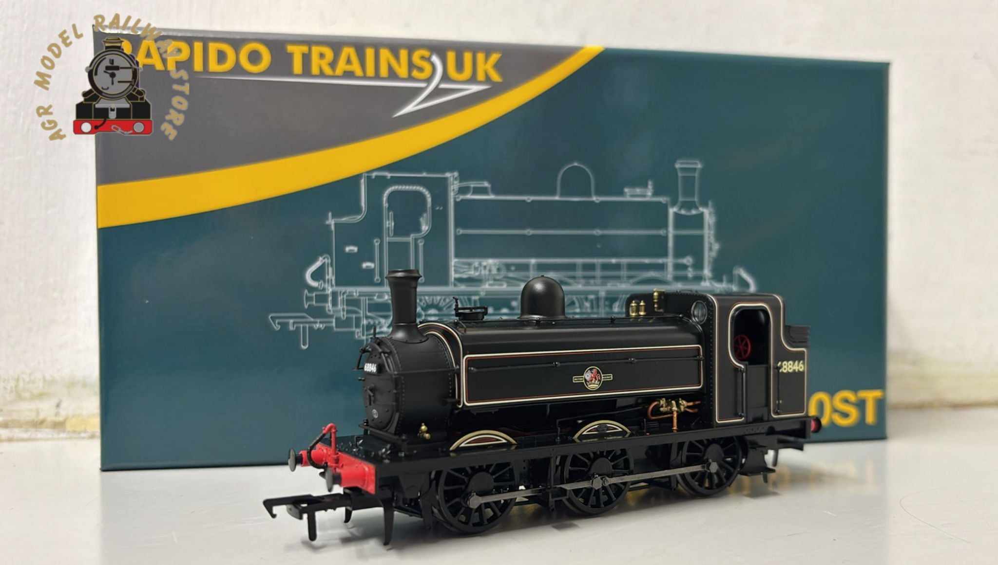 Rapido 958511 LNER J52/2 No.68846 BR Lined Black – DCC Sound – AGR ...