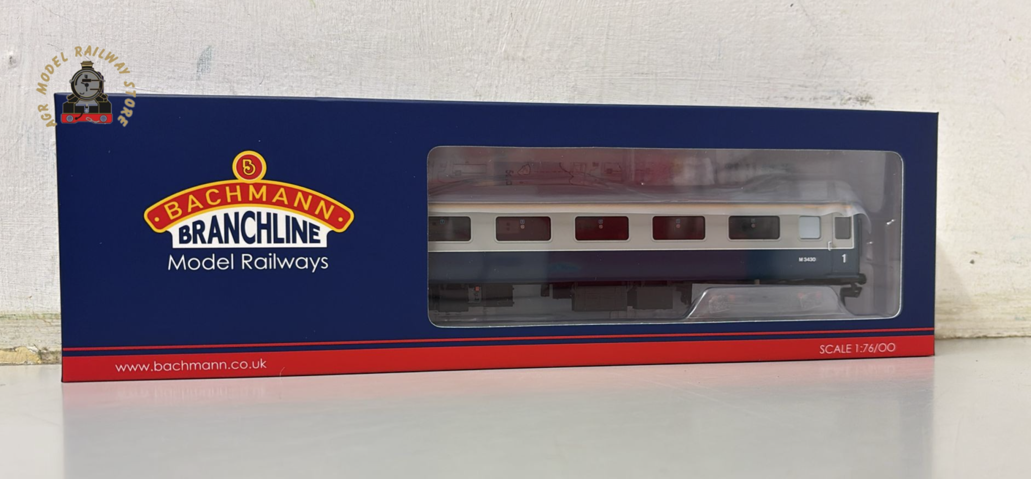 Bachmann 39-650A BR Mk2F FO First Open Coach M3430 Blue & Grey – AGR ...